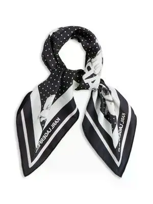 Karl Lagerfeld Ikonik Choupette Polka-dot Scarf