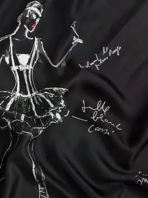Karl Lagerfeld K/ballet Silk Scarf