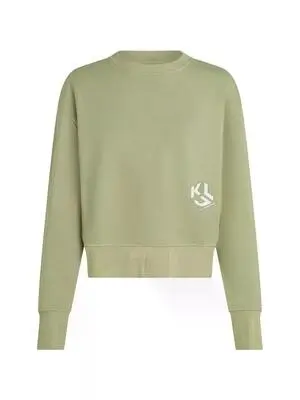 Karl Lagerfeld Logo Print Sweatshirt - Green