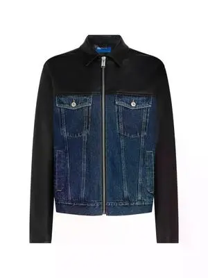 Karl Lagerfeld Panelled Denim Jacket - Black