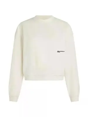Karl Lagerfeld Karlism Boxy Hoodie - Neutrals