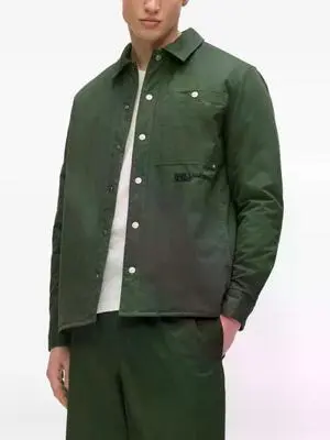 Karl Lagerfeld Logo-embroidered Cotton Overshirt