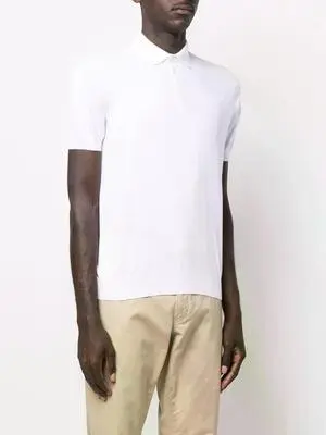 FILERIA Ribbed-trim Cotton Polo Shirt