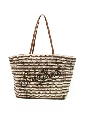 MC2 SAINT BARTH Crochet-knit Shoulder Bag - Brown