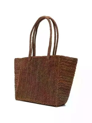 MC2 SAINT BARTH Raffia Shoulder Bag