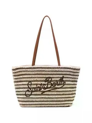 MC2 SAINT BARTH Crochet-knit Shoulder Bag - Brown