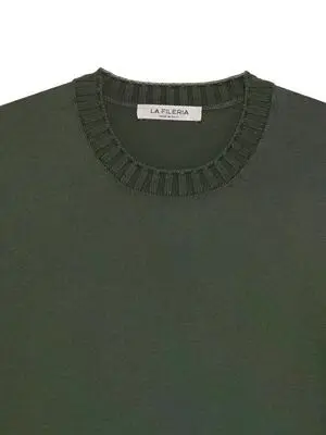 FILERIA Ribbed-trim Short-sleeve T-shirt