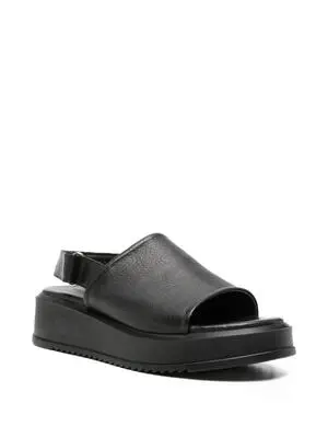 SERGIO MORETTI FIRENZE Platform Slingback Sandals