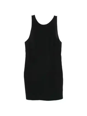 CARLA G. Sleeveless V-back Mini Dress