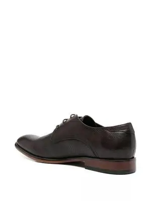 SERGIO MORETTI FIRENZE Perforated Leather Derby Shoes
