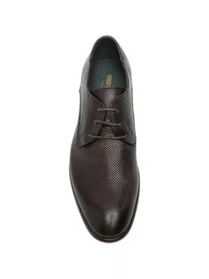 SERGIO MORETTI FIRENZE Perforated Leather Derby Shoes