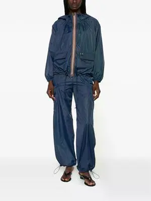 CARLA G. Drawstring-cuff Technical Track Pants
