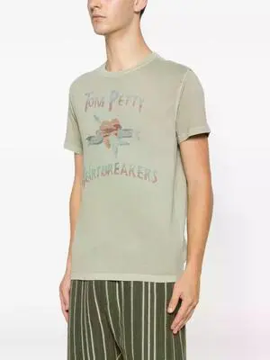 John Varvatos Logo-embroidered T-shirt