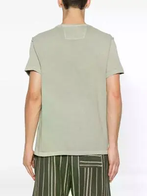 John Varvatos Logo-embroidered T-shirt
