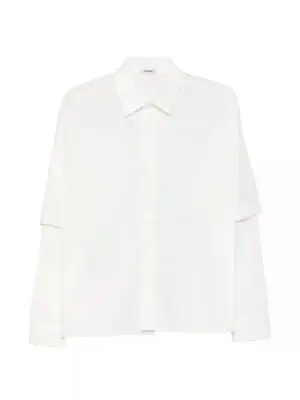 Imperial Layered-sleeve Shirt - White
