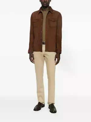 John Varvatos Belt-loop Logo-patch Jeans