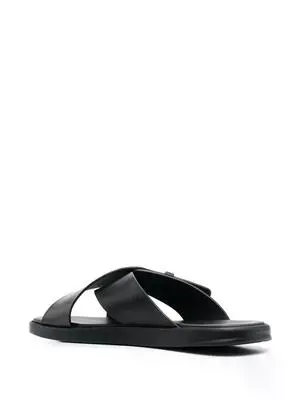 DOUCAL'S 20mm Open-toe Leather Sandals