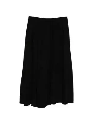 Yohji Yamamoto Cotton Trousers - Black