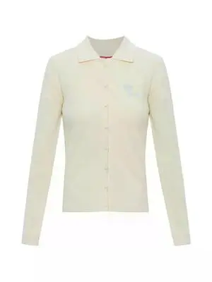 Kenzo Logo-embroidered Cotton Cardigan