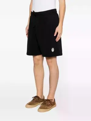 Palm Angels Logo Patch Drawstring Shorts