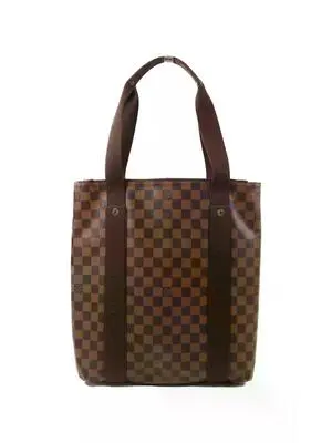 LOUIS VUITTON Beaubourg Damier Ebene Canvas Tote Bag - Brown