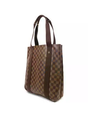 LOUIS VUITTON Beaubourg Damier Ebene Canvas Tote Bag