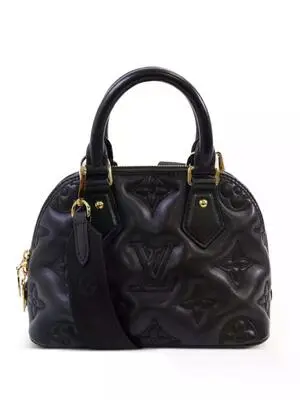 LOUIS VUITTON Bb Alma Bubblegram Tote Bag - Black