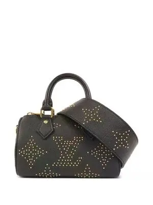 LOUIS VUITTON Nano Speedy Shoulder Bag - Black