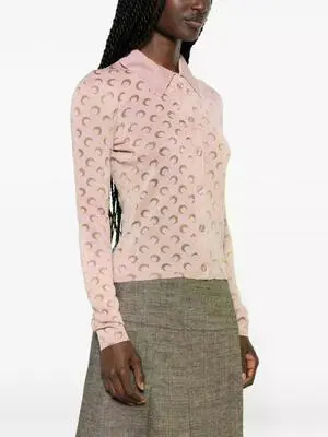 MARINE SERRE Moon Patterned Cardigan