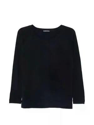 PUROTATTO Raglan Sleeve Fine-knit Sweater - Blue
