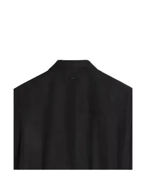 Maison Kitsuné Drawstring Waist Shirt Midi Dress
