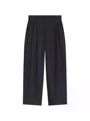 Maison Kitsuné Pleated Wide-leg Trousers - Blue