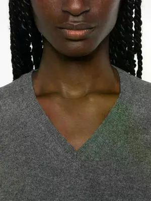 ANNAPURNA V-neck Knitted Sweater