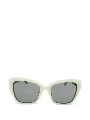 Balenciaga Geometric Frame Sunglasses - Neutrals