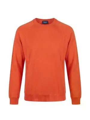DRUMOHR Raglan Sleeve Sweater - Orange