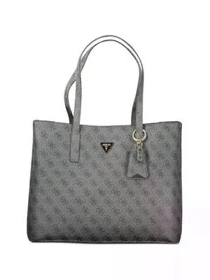 Guess Logo Plaque All-over Pattern Handbag
