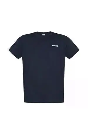 MUZARADI Logo Print Graphic Back T-shirt - Blue