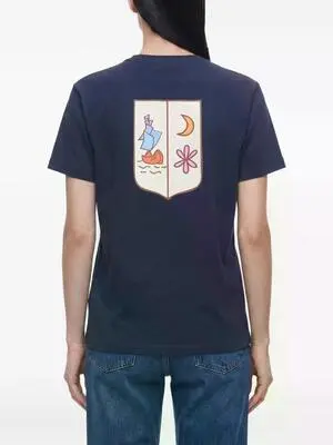 MUZARADI Logo Print Graphic Back T-shirt