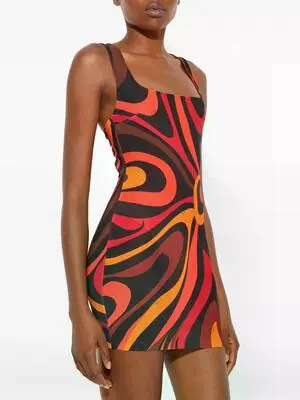 Emilio Pucci Marmo Print Dress