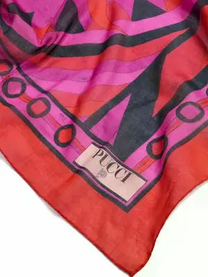 Emilio Pucci Vivara-print Cotton Sarong