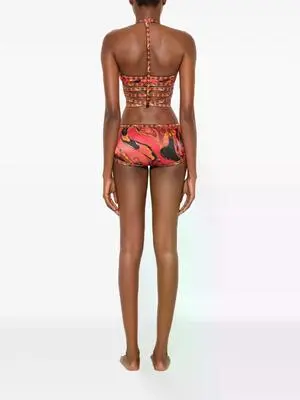 Emilio Pucci Printed Silk Satin Boxer Shorts