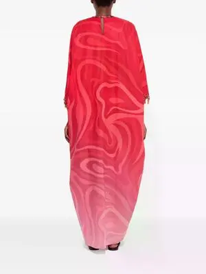Emilio Pucci Embellished Cotton Poplin Kaftan