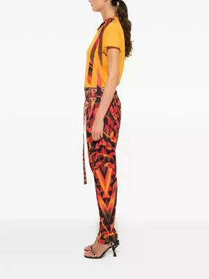 Emilio Pucci Manuba Print Viscose Jersey Pants