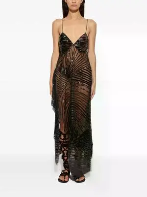 Emilio Pucci Embroidered Tulle Dress