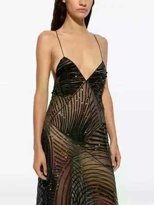 Emilio Pucci Embroidered Tulle Dress