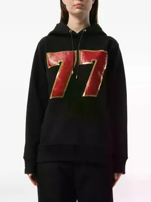 MASTERMIND WORLD Sequin Embellished Hoodie - Black