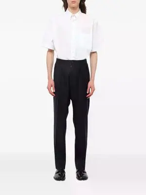 MAISON MARGIELA Pleated Virgin Wool Twill Trousers