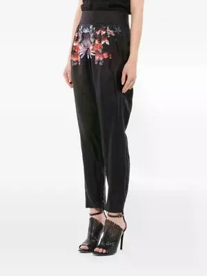 Givenchy Floral Print Pleated Trousers