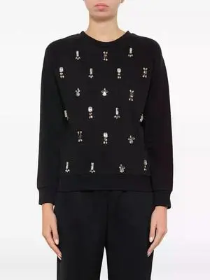 LANVIN Embroidered Jersey Sweater