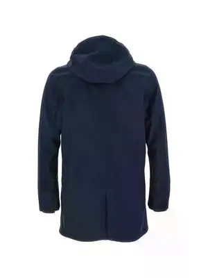 K-WAY Hooded Logo-patch Coat